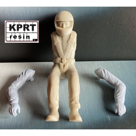 Sitting Racing Driver